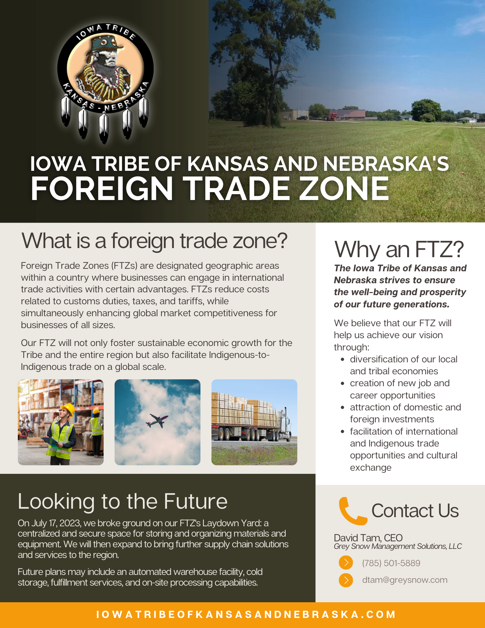 Foreign Trade Zone - IOWA Tribe
